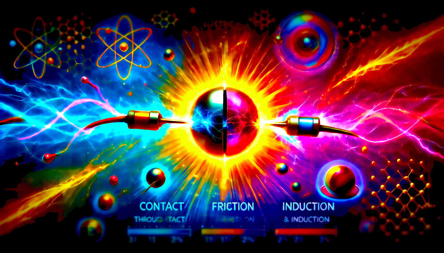 Methods of electrification by contact, friction, and induction ...